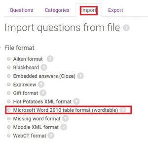 01: c: Word Tabular Format – Quiklrn