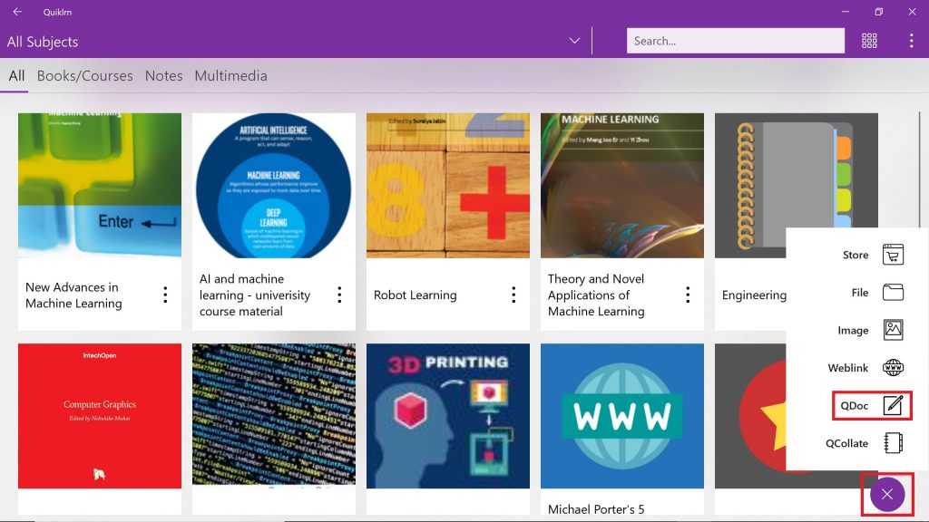 07: Add a Qdoc to Content – Quiklrn